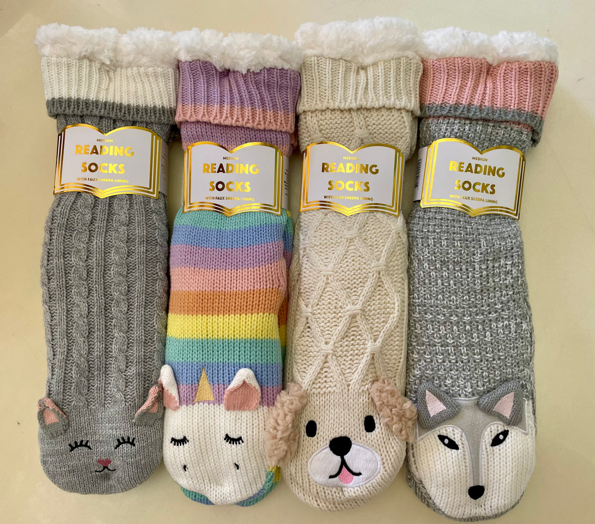 Novelty Reading Socks - Warm Comfy Anti-Slip | Zensational ...