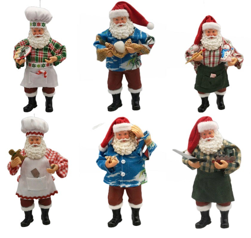 Workshop Santa Tree Ornaments — Zensational Gifts